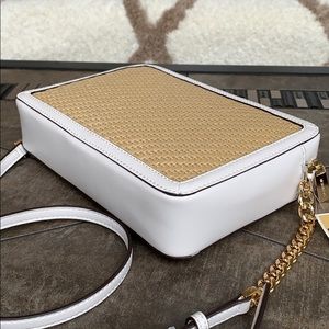 Michael Kors | Bags | Michael Kors Straw Python Capsule Jsi Lg Ew Xbody ...